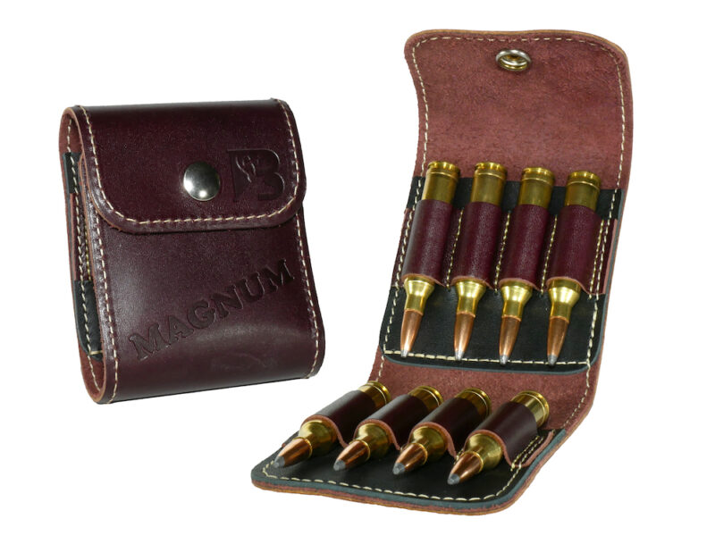 Leather Ammo Case – Brown – Pouch – Bandera USA, Fine Leather and ...